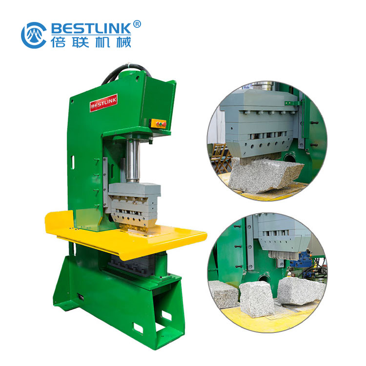 Semi Automatic Stone Concrete Block Hydraulic Splitting Guillotine ...
